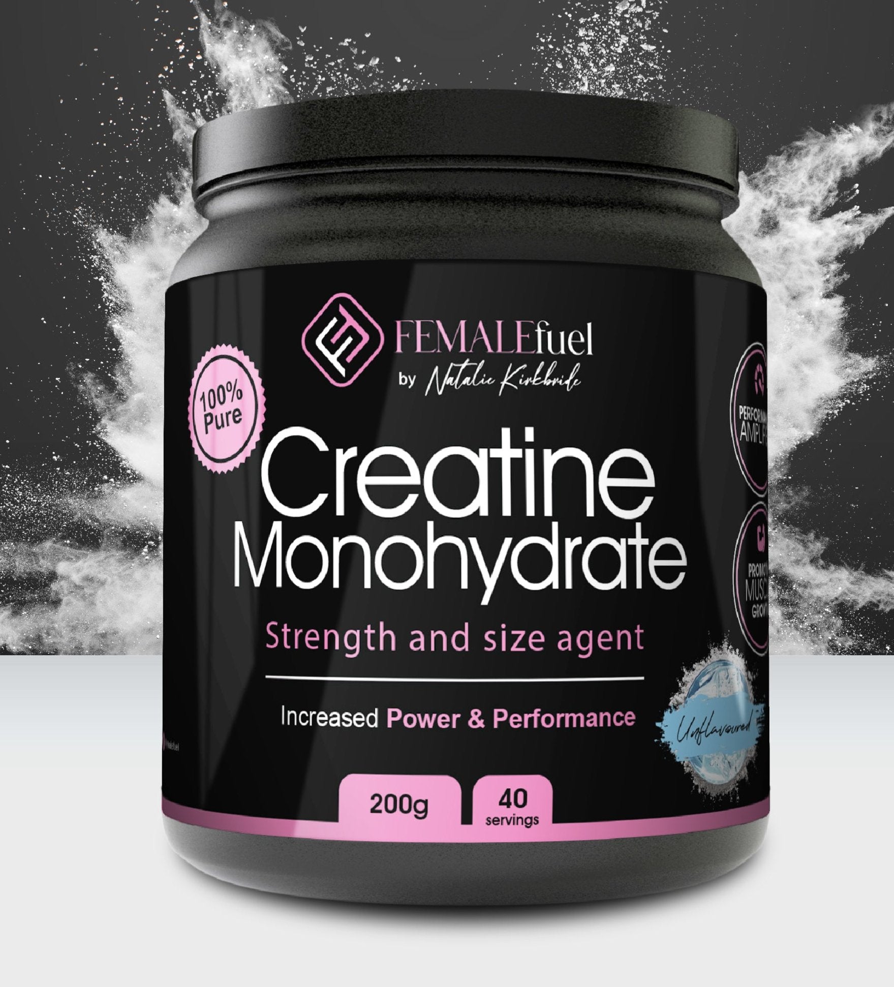 Female Fuel Creatine Monohydrate for Women - 200G – FemaleFuel Supplements